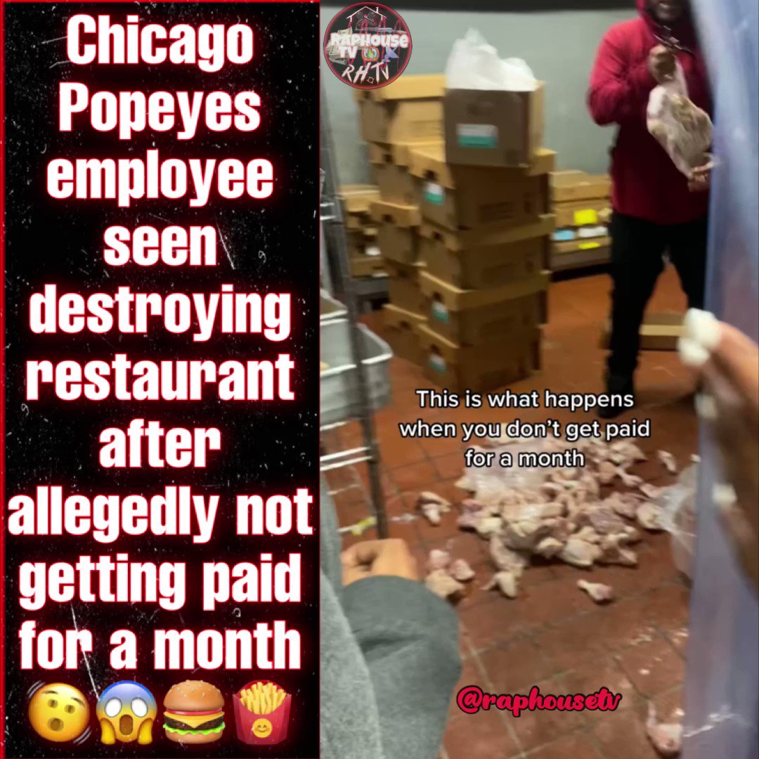 VelyRave On Twitter RT raphousetv2 Chicago Popeyes Employee Seen On velyrave-on-twitter-rt-raphousetv2-chicago-popeyes-employee-seen-on