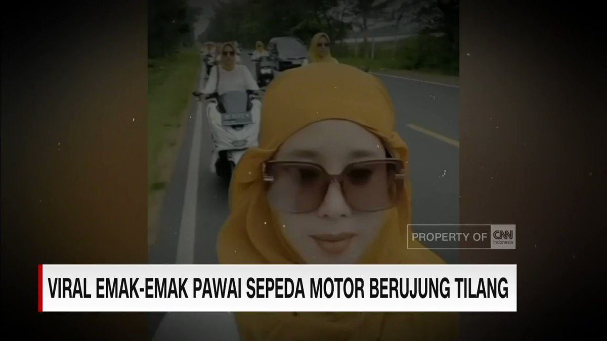 CNN Indonesia Daily on Twitter: "Video emak-emak konvoi naik sepeda motor di Sumenep, Jatim ...
