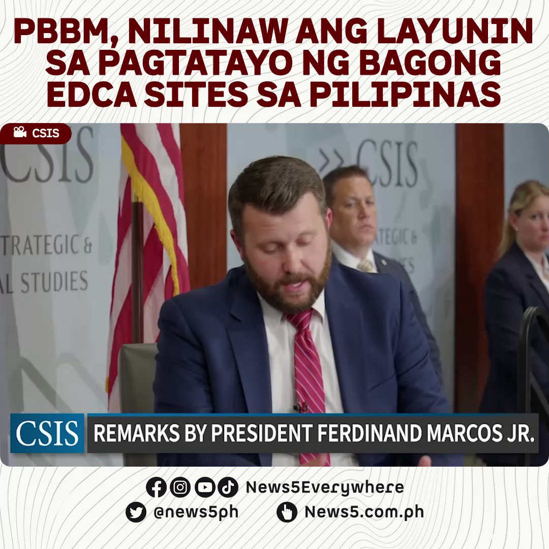 News5 on Twitter: "Sa pagharap ni Pres. Bongbong Marcos sa CSIS Forum, nilinaw niya na ang ...