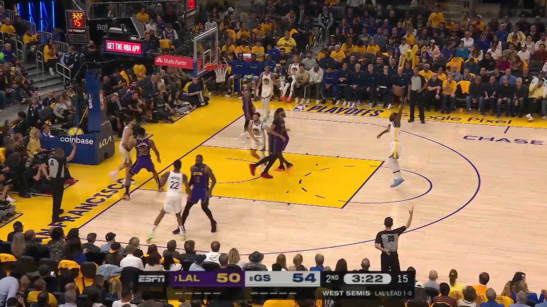 NBA on Twitter: "KLAY HEATING UP 🔥 GSW lead late in Q2 on ESPN https://t.co/FWltPkGzCe" / Twitter