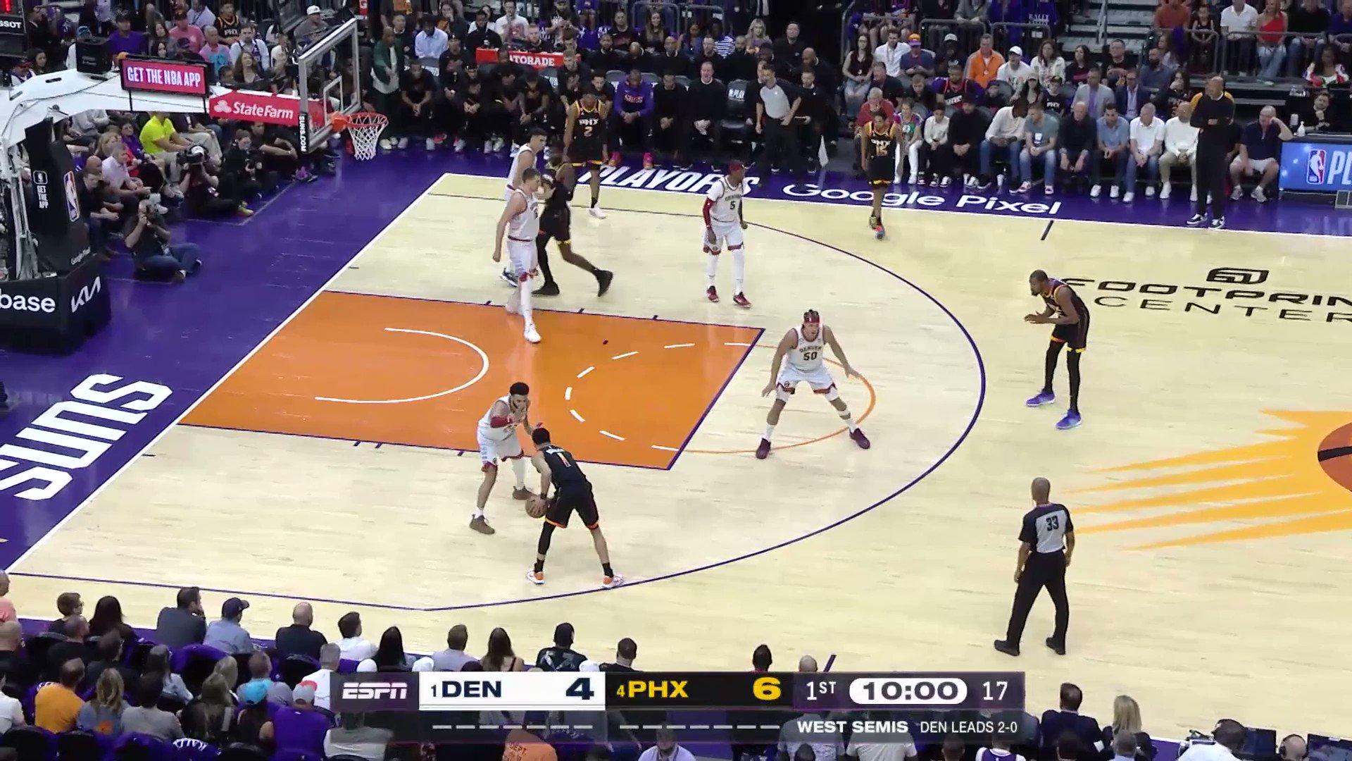 NBA on Twitter: "Devin Booker was on fire in Q1 🔥 He's got 18 points as PHX seek a crucial Game ...