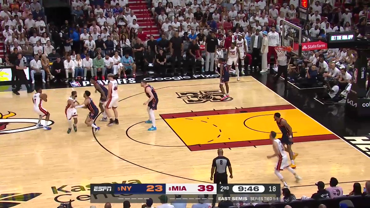 NBA on Twitter: "Cody Zeller extends the Heat lead ‼️ 📺: ABC | Game 3 | Series tied 1-1"