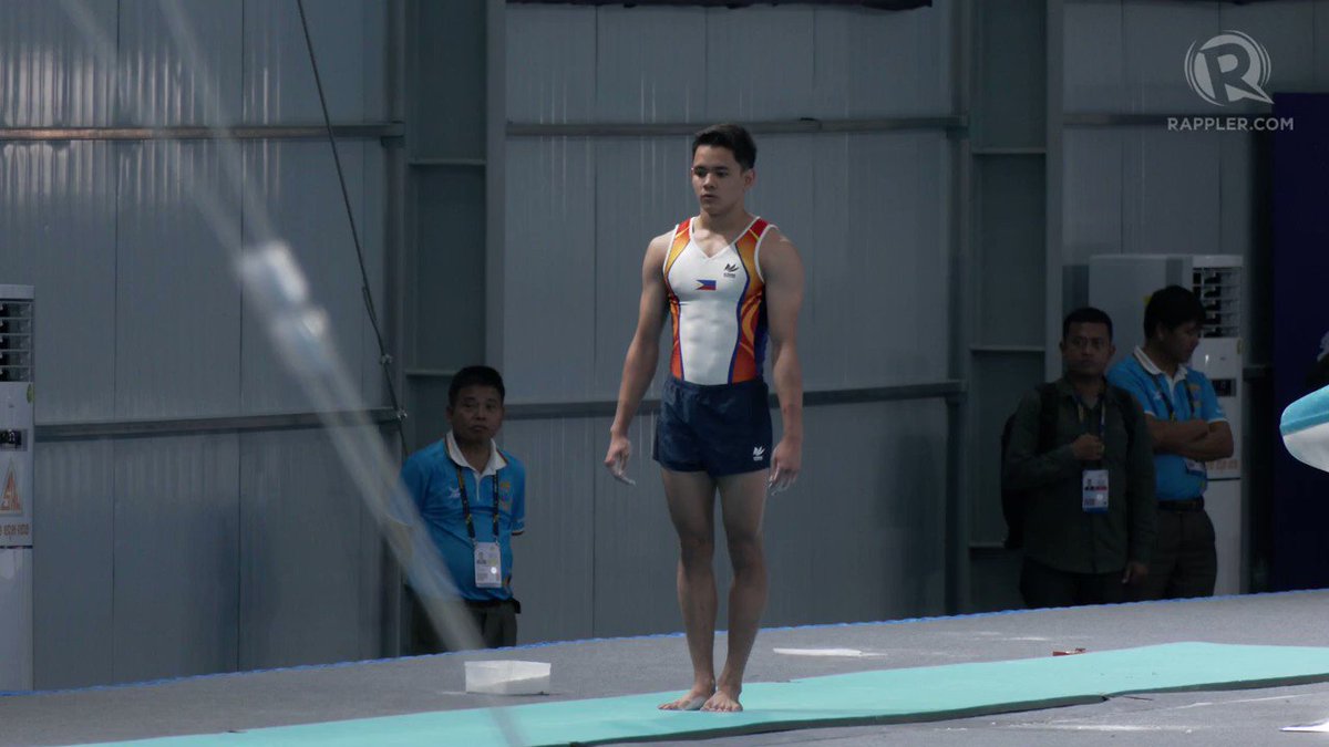 Rappler on Twitter: "WATCH: Filipino gymnast Juancho Miguel Besana wins the gold medal in the ...