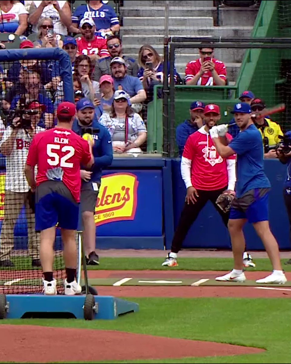 MLB on Twitter: ".@BuffaloBills quarterback Josh Allen was launching balls to the MOON during a ...