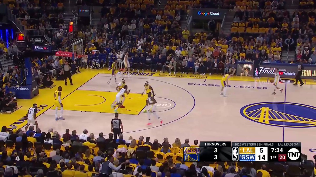 NBA on Twitter: "Warriors off to a HOT start in Game 5 🍿 They're up 17-5 in the first. 📺: TNT ...