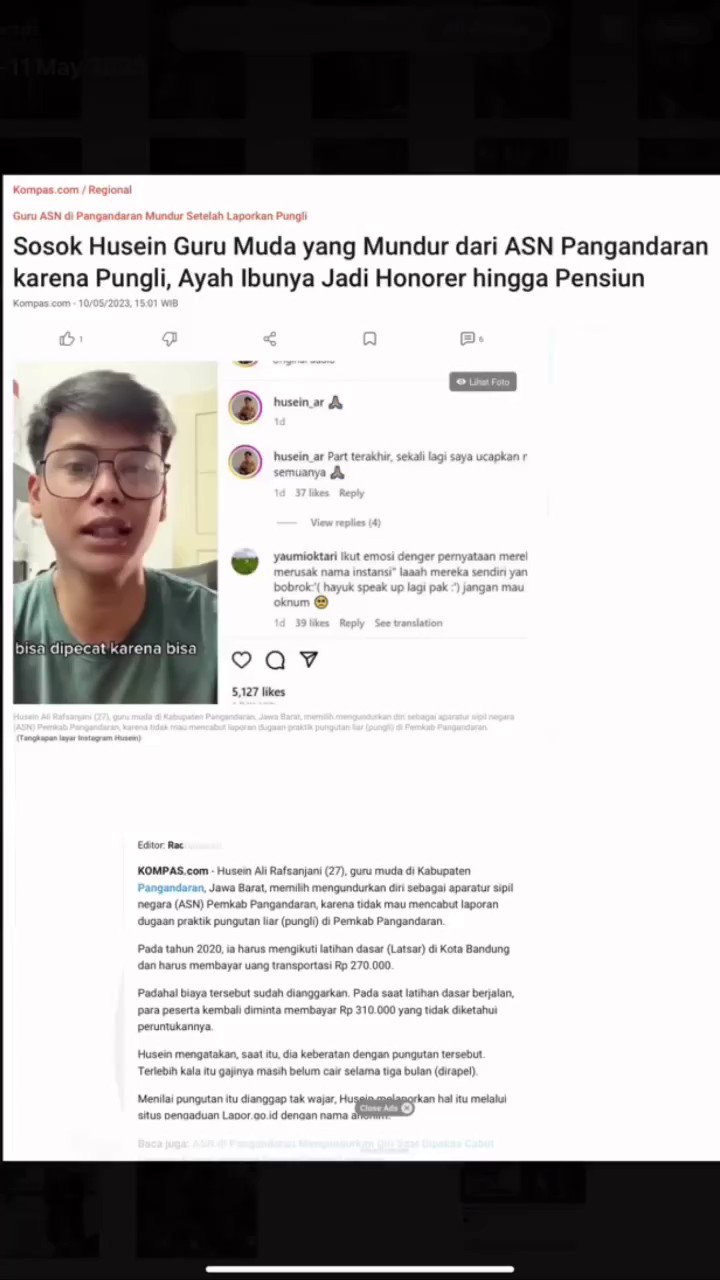 Ridwan Kamil on Twitter: "Guru SMP Pangandaran yang merasa dipungli dan mengundurkan diri ...