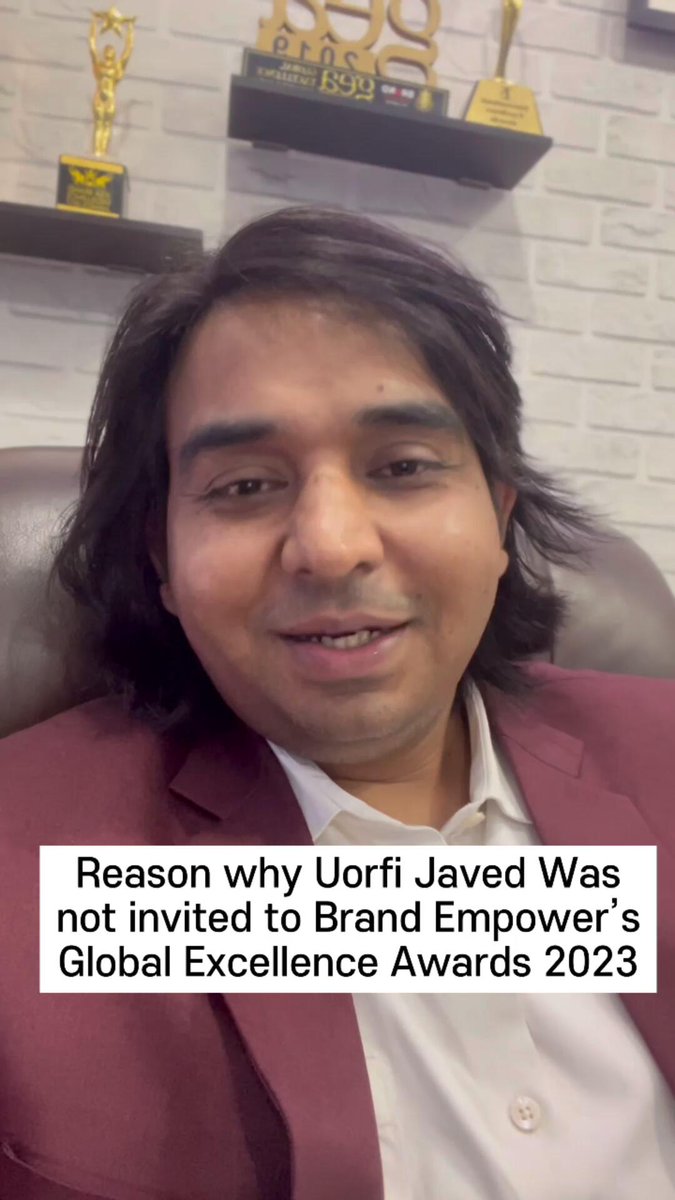 Rahul Ranjan Singh on Twitter: "Reason why @uorfi_ Was not invited to Brand Empower’s Global ...