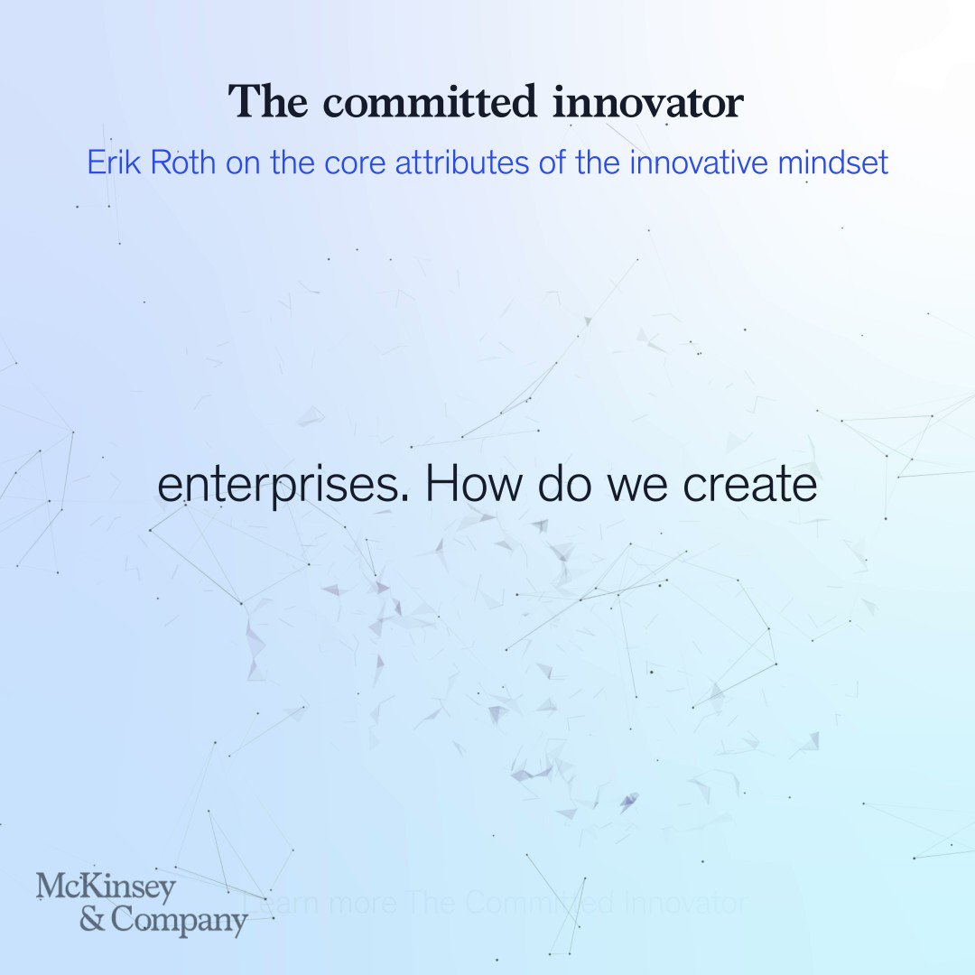 McKinsey & Company on Twitter: "The 3 core elements you need for #innovation at scale: 1️⃣ A ...