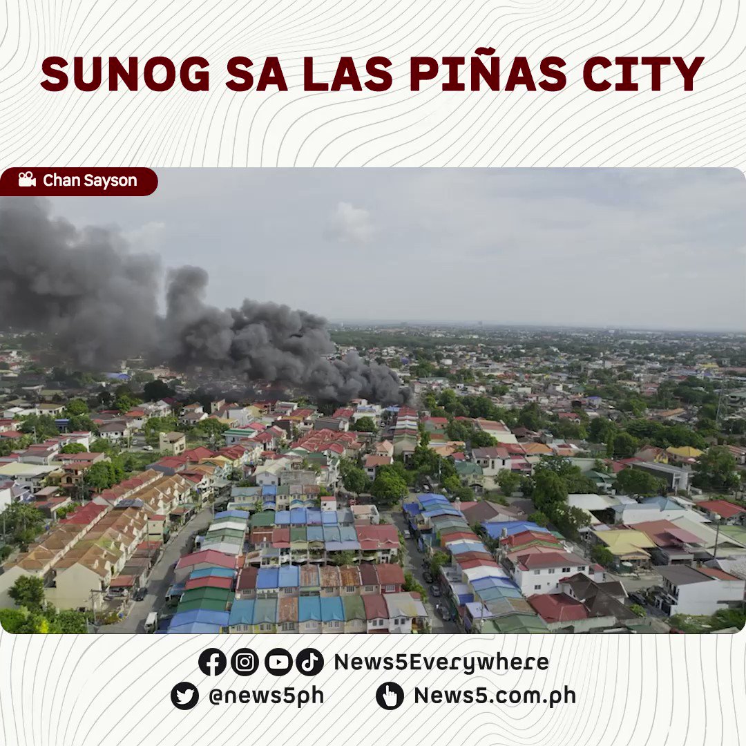 News5 on Twitter: "Patuloy na inaapula ang sunog na sumiklab sa isang residential area sa Brgy ...