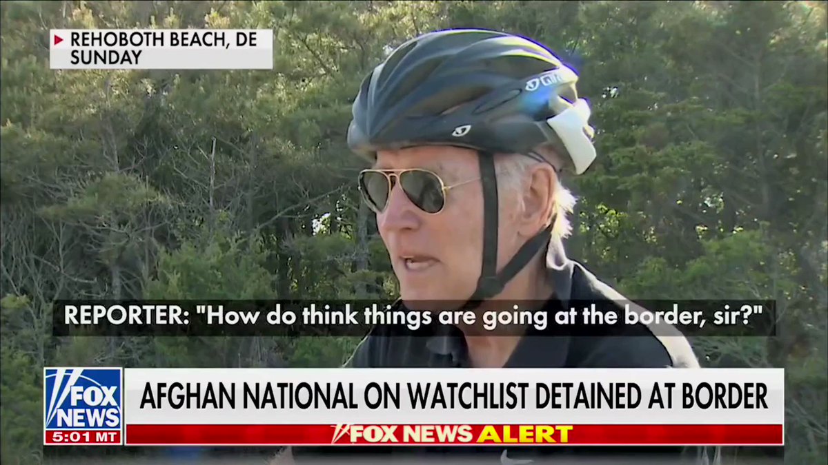 The Post Millennial On Twitter Biden Says He Has No Plans To Visit