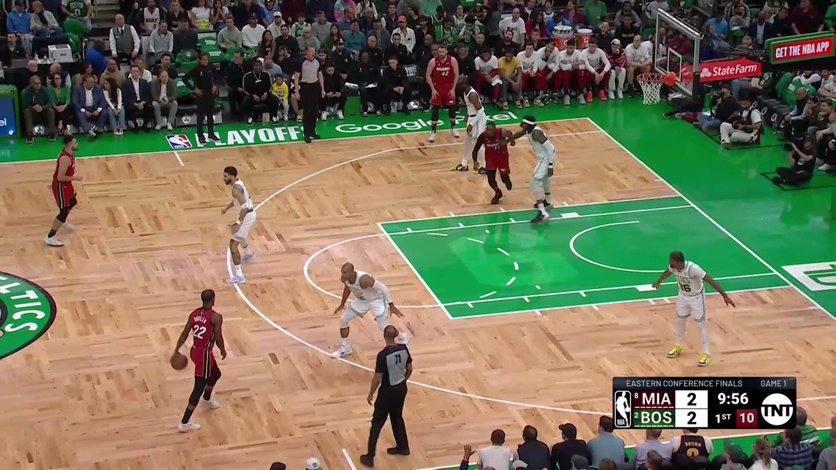 NBA on Twitter: "Jimmy Butler leads the #8 seed @MiamiHEAT to a road win in Game 1 of the ECF ...