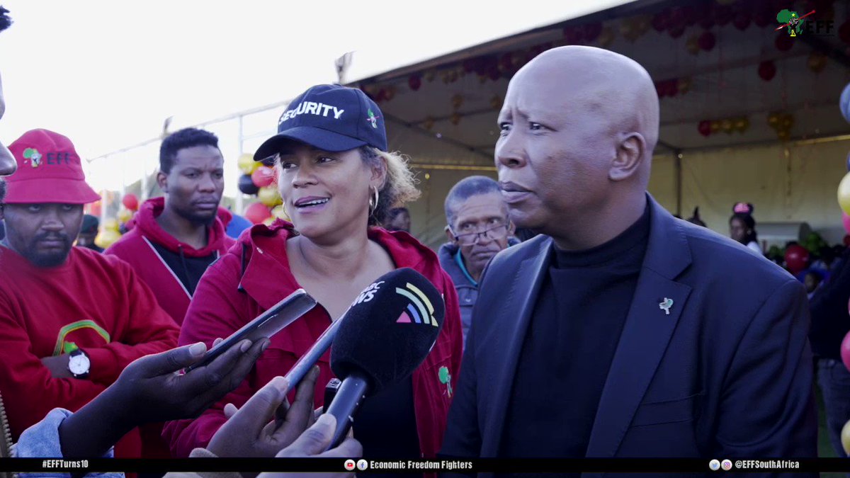 Economic Freedom Fighters on Twitter: "♦️Must Watch♦️ CIC @Julius_S_Malema doing an interview ...