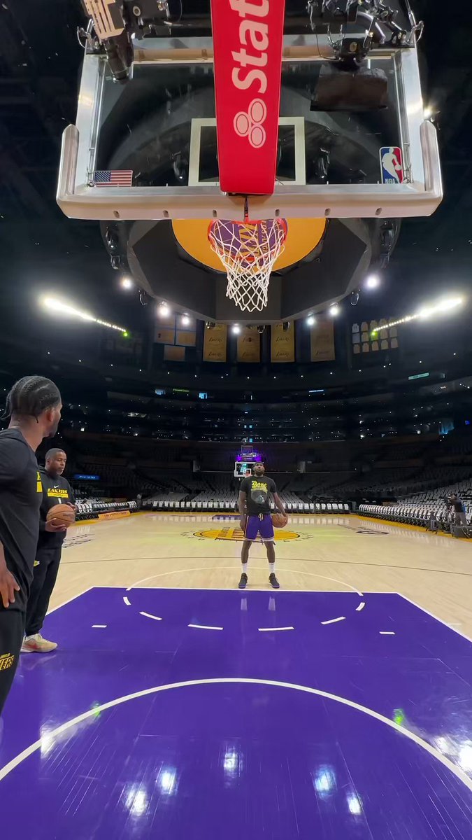 NBA on Twitter: "Home Court. early work for @KingJames ahead of Game 3 • 8:30pm/et on ABC."