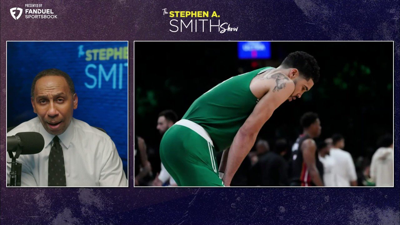 Stephen A Smith on Twitter: "If Jayson Tatum didn’t tweak his ankle last night…we might have ...