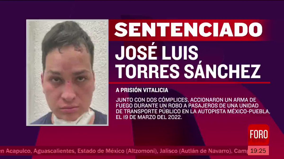 Foro Tv On Twitter Dan Prisión Vitalicia A Un Sujeto Que Atracó Y