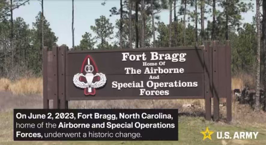Ed Krassenstein on Twitter: "Breaking: Fort Bragg has officially been renamed to Fort Liberty ...