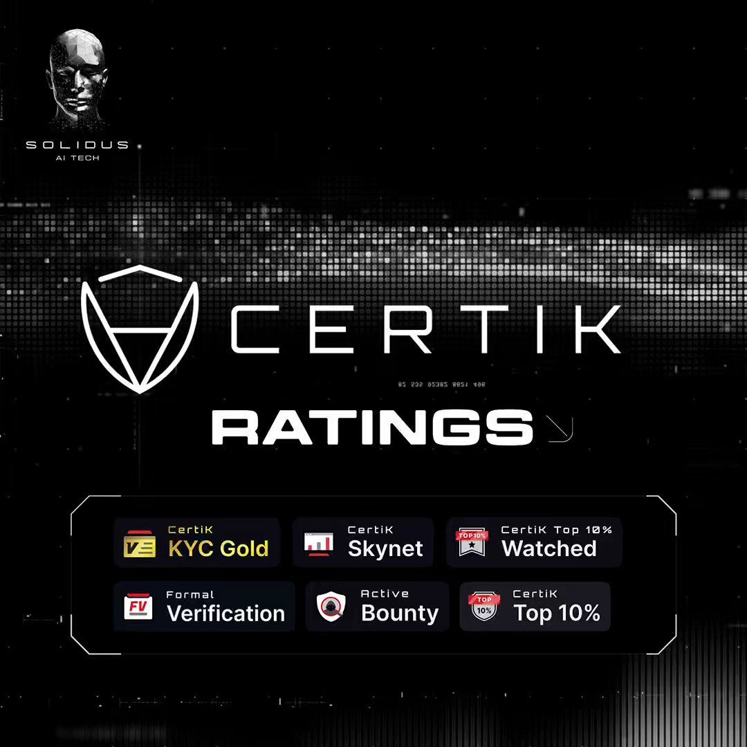 AITECH on Twitter: "📣 AITECH awarded 6️⃣ CertiK badges 🎖️ 🔒 @CertiK is a prominent security ...