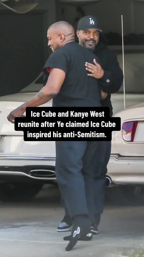 Page Six on Twitter: "Kanye West and Ice Cube reunite after fallout over anti-Semitism ...