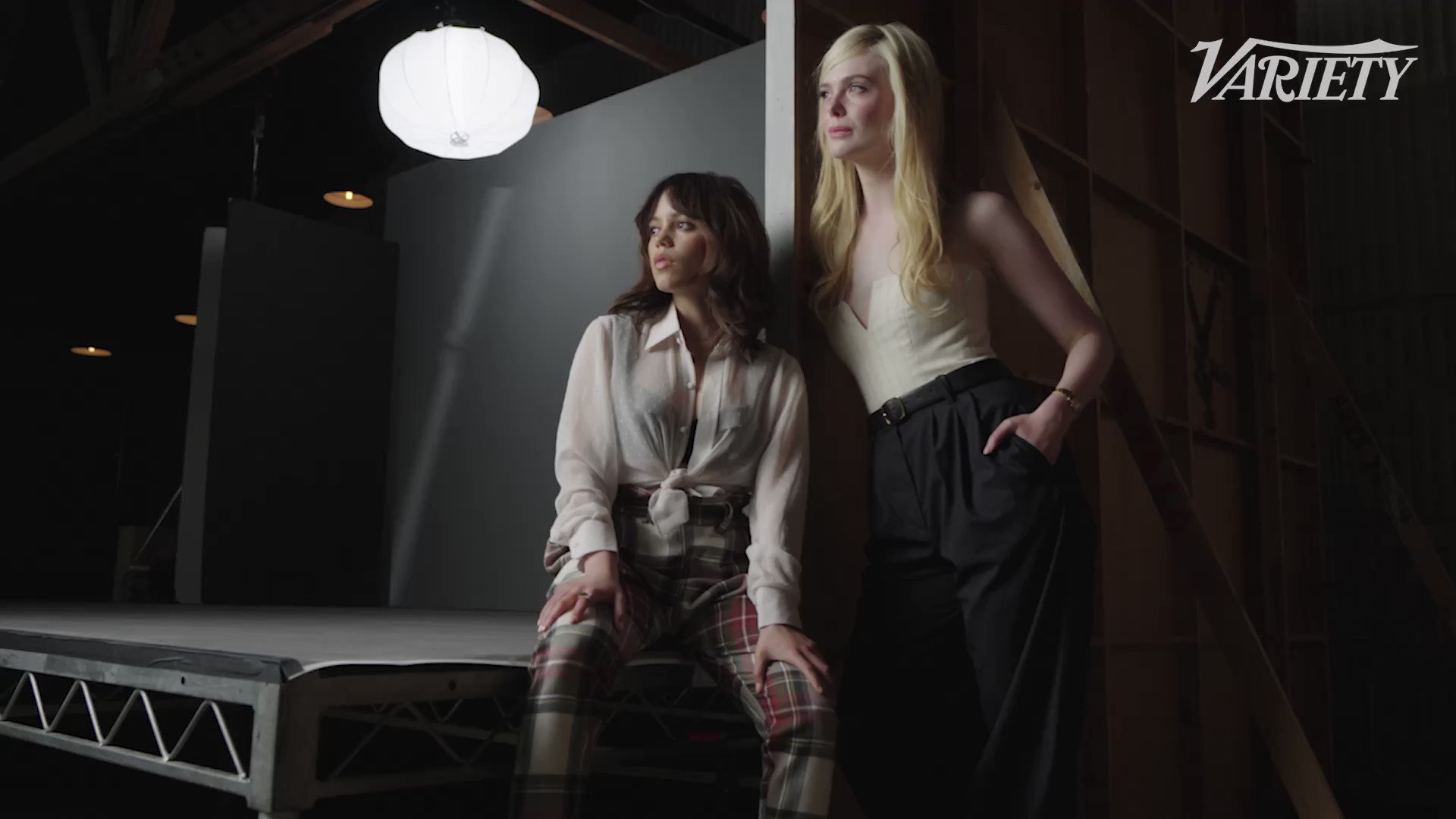 Variety on Twitter: "Behind the scenes of Jenna Ortega and Elle Fanning's #ActorsOnActors ...