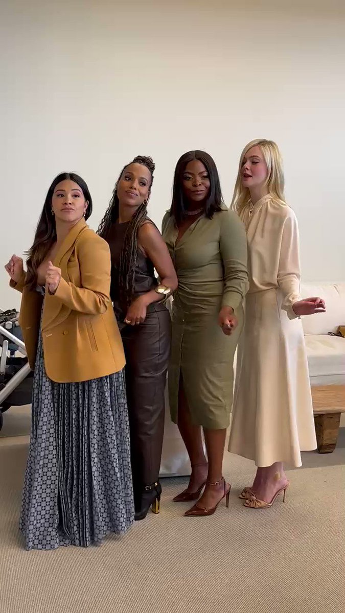 Variety on Twitter: "Gina Rodriguez, Kerry Washington, Janelle James and Elle Fanning film a ...