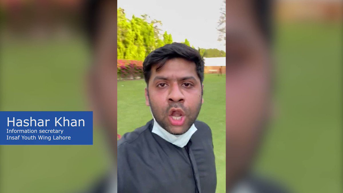 Murtaza Ali Shah on Twitter: "Jinnah House attacker PTI Lahore Insaf Wing leader Hashar Khan ...