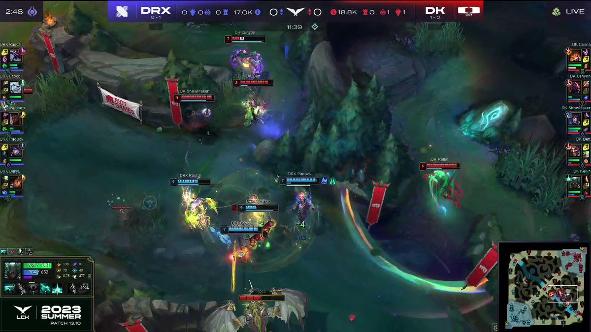 LCK on Twitter: "Canyon yoinks the dragon and the DK bot lane take clean up duty! #LCK"