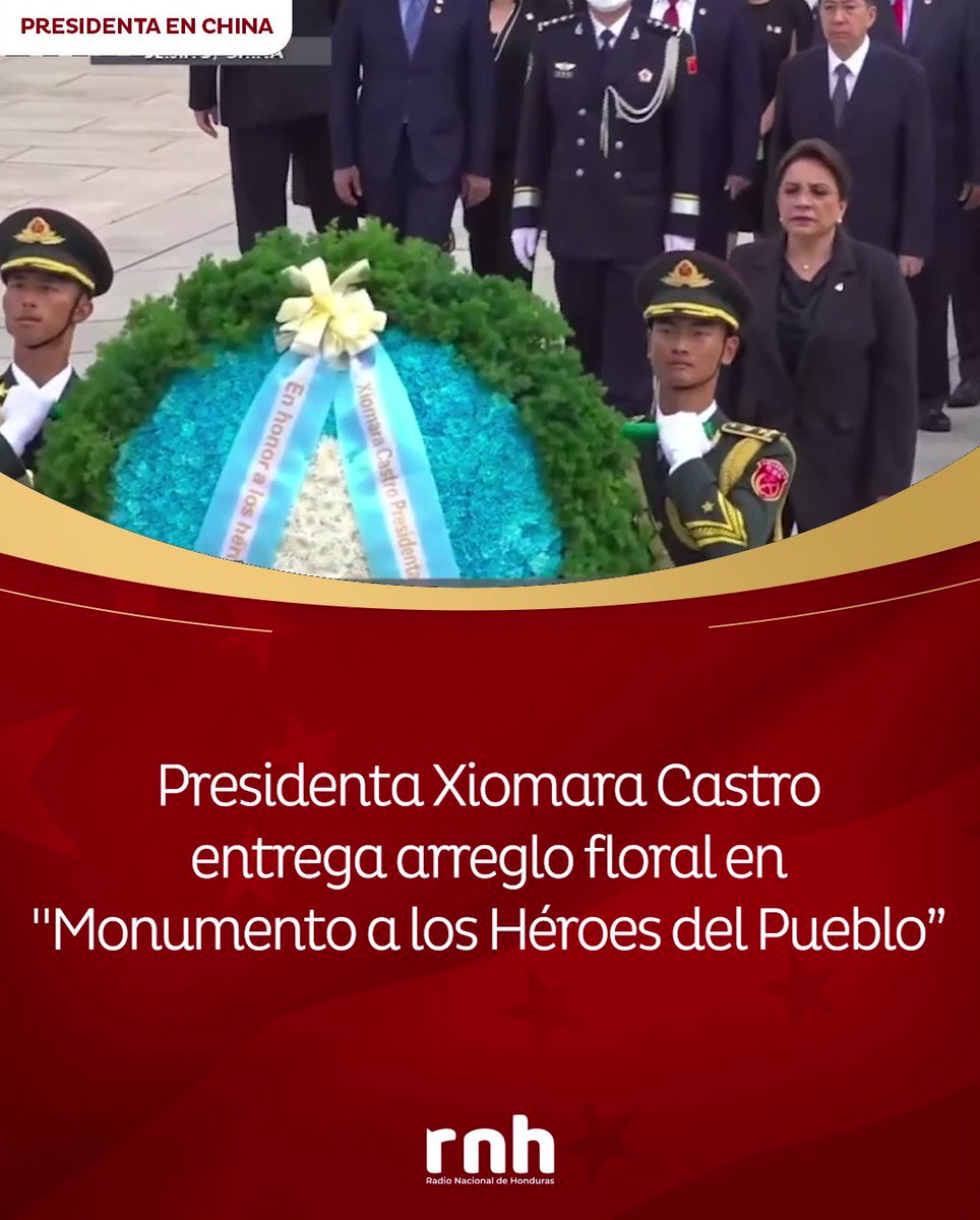 R N H on Twitter: "En un acto solemne la Presidenta Xiomara Castro junto a una comitiva ...