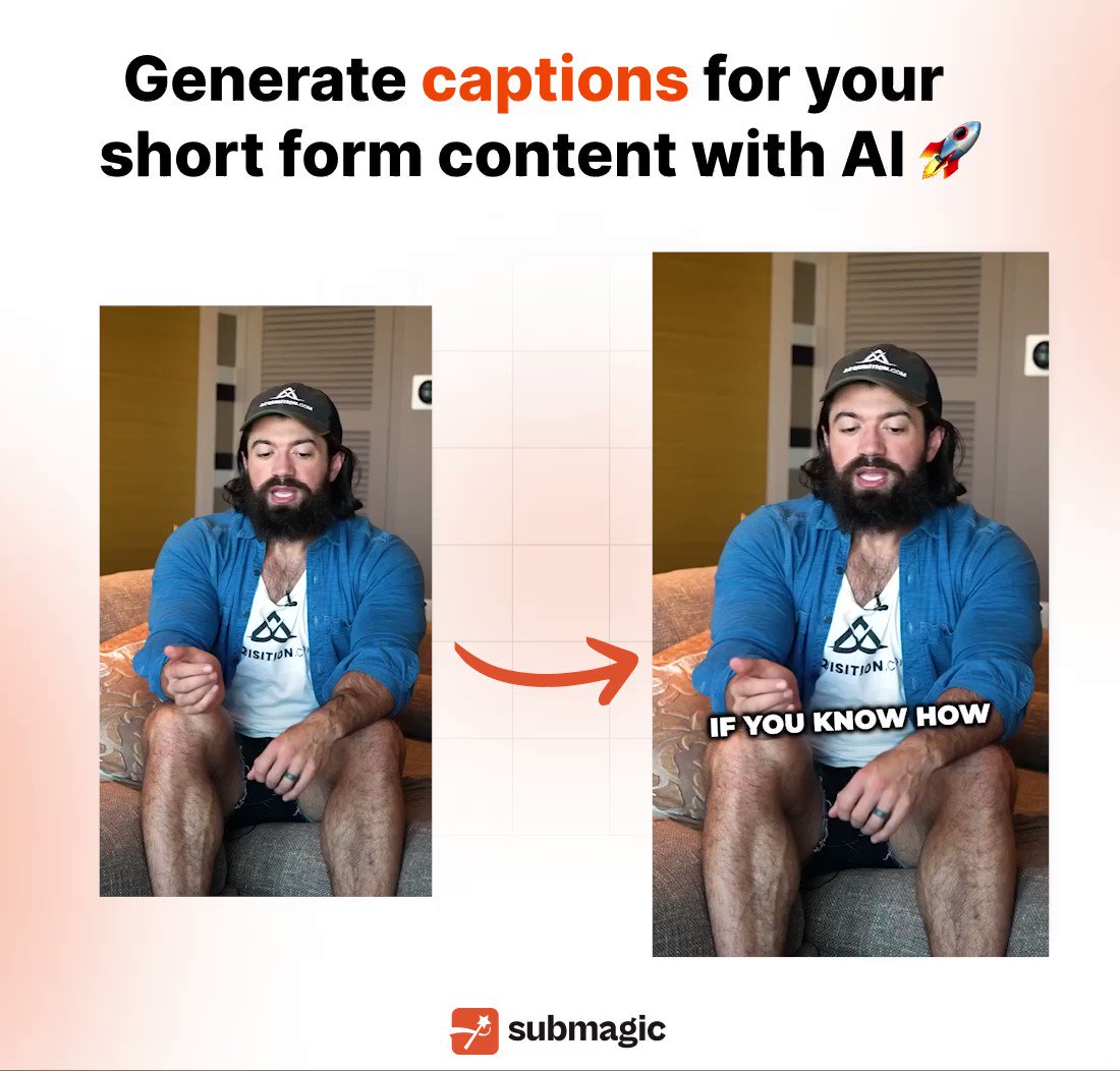 Hasan Toor on Twitter: "AI will replace video editors? Submagic can automatically generate ...