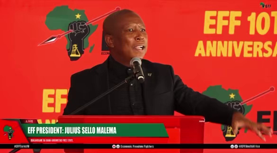 Economic Freedom Fighters on Twitter: "♦️Must Watch♦️ CIC @Julius_S_Malema at Bokahosane Ba Bana ...