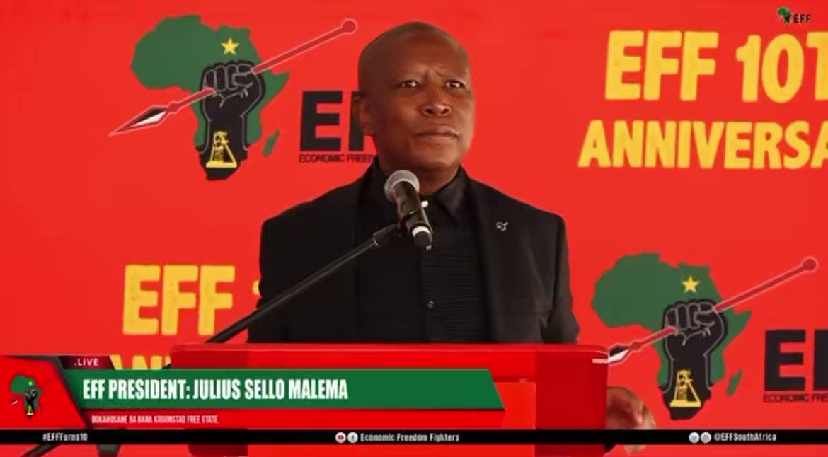 Economic Freedom Fighters on Twitter: "♦️Must Watch♦️ CIC @Julius_S_Malema at Bokahosane Ba Bana ...