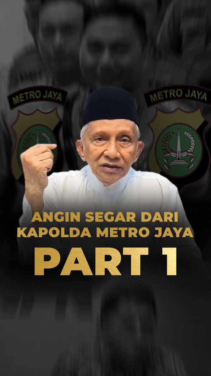 Amien Rais Official on Twitter: Amien Rais Official on Twitter: