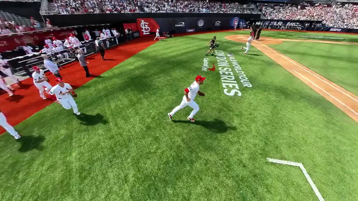 MLB on Twitter: "This angle of Nolan taking the field at the #LondonSeries is just 🤌"