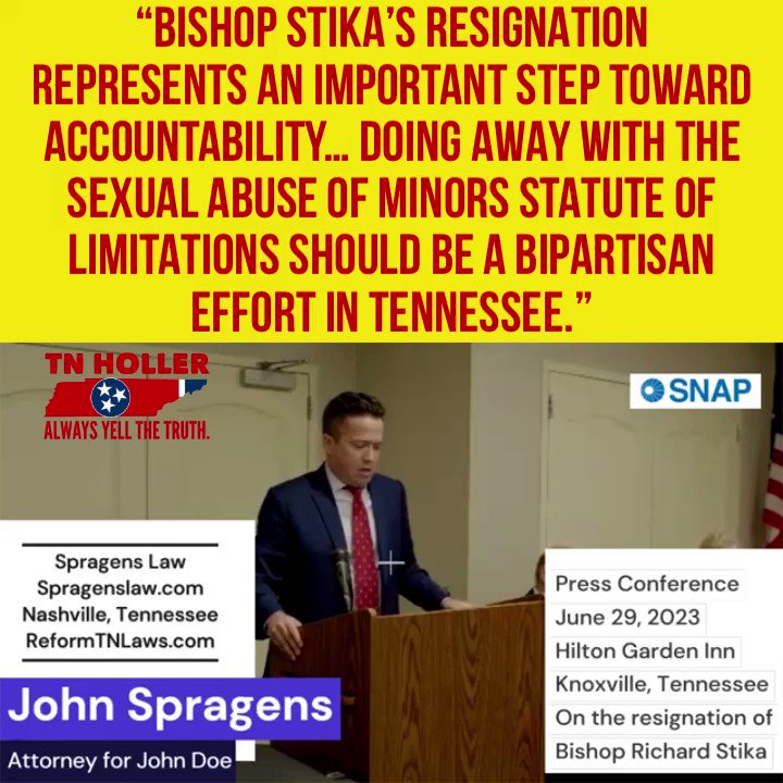 The Tennessee Holler On Twitter Watch “bishop Stikas Resignation