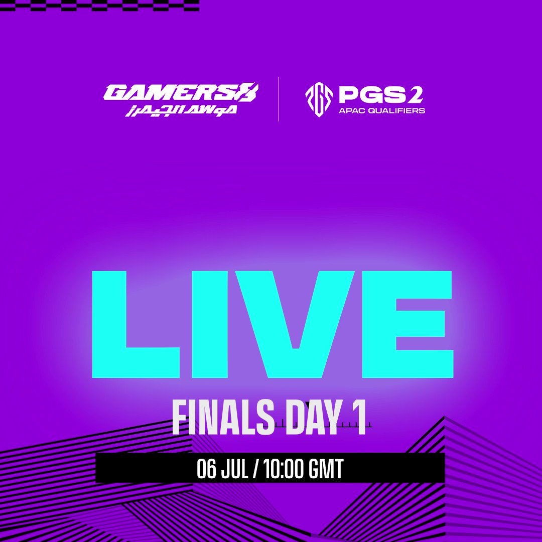 PUBG Esports on Twitter: "🪂𝗪𝗲 𝗮𝗿𝗲 𝗹𝗶𝘃𝗲 ️ It is the first day of PGS 2 APAC Qualifiers Finals ...