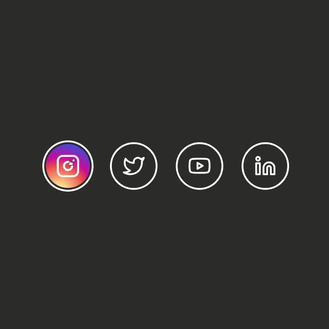 David Mraz on Twitter: "Create simple animated social buttons with pure CSS and HTML👨‍💻🚀 Code in ...