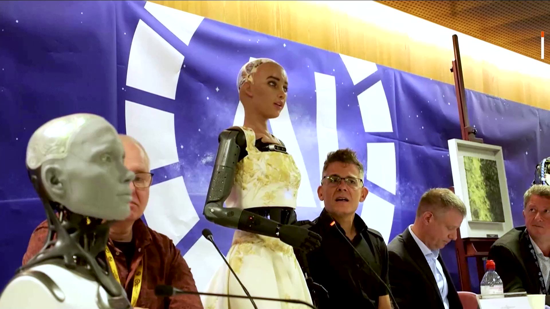 Reuters On Twitter Nine Humanoid Robots Gathered At The United Nations Ai For Good