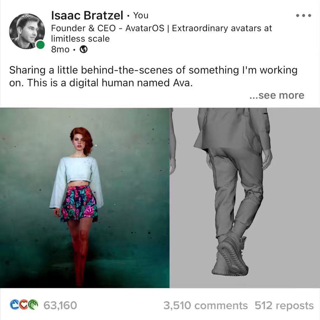 Isaac Bratzel on Twitter: "AvatarOS is creating the next evolution of ...