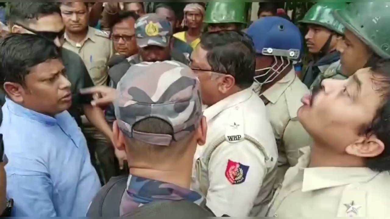 Dr. Sukanta Majumdar on Twitter: "Visited the violence affected areas of the Hazratpur Gram ...