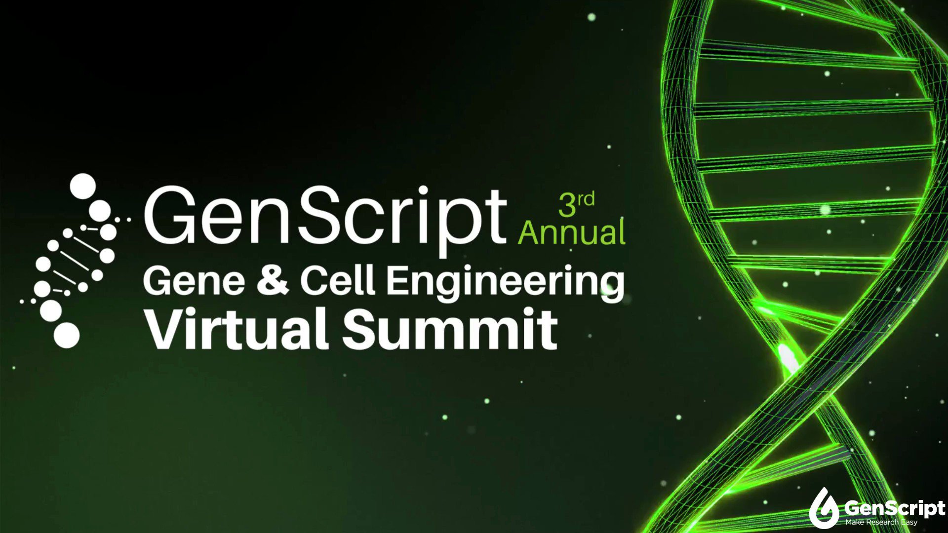 GenScript on Twitter: "Don’t miss GenScript’s 3rd Annual #Gene & #Cell Engineering Virtual ...