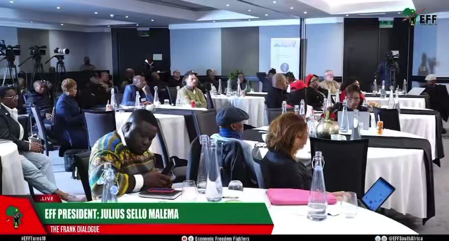 Economic Freedom Fighters on Twitter: "♦️Must Watch♦️ CIC @Julius_S_Malema at the Frank Dialogue ...