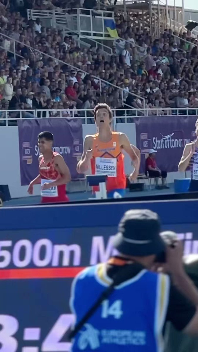 European Athletics on Twitter: "The disbelief! 🥹 What a reaction from Stefan Nillessen in the ...