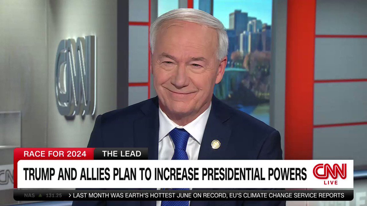 CNN on Twitter: "GOP presidential candidate and former Arkansas Gov. Asa Hutchinson sits down ...