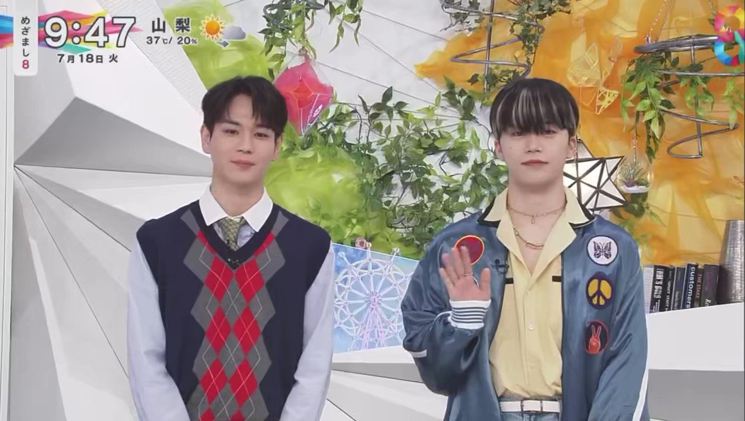 ﾌﾟﾚｳ on Twitter: "めざまし8 JO1 NEWSmile Week 「笑顔になれる一枚」📷☺️ #豆原一成 #木全翔也 https://t.co/dOfN1XEpyQ ...