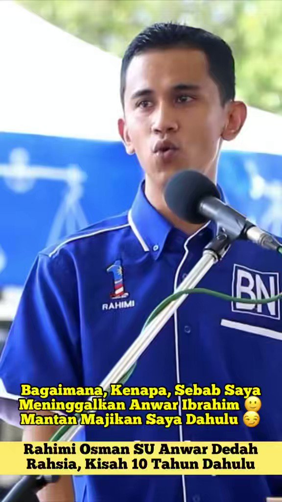 Salim Iskandar on Twitter: "Bila Anwar nak saman Rahimi ni? Kalau buat list dia nak kena saman ...