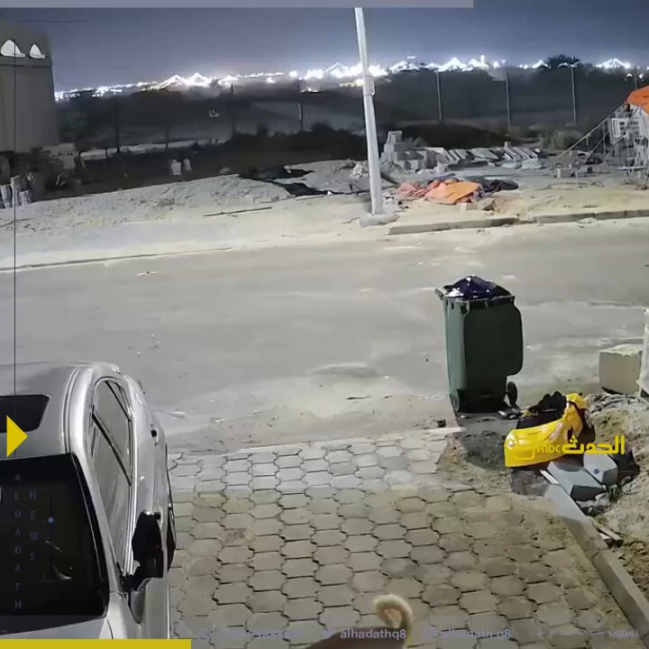 الحدث الإخبارية الكويت كاميرات أحد المنازل في منطقة غرب عبدالله