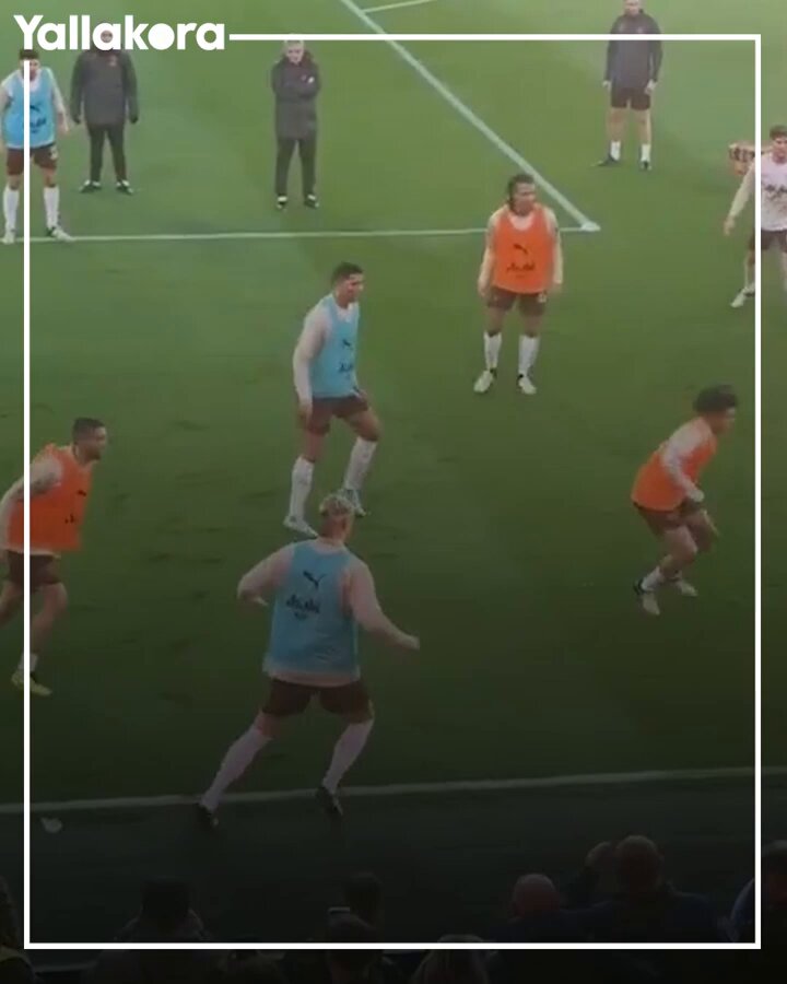 يلاكورة يكاد يكون مثل لاعب درجة رابعة هالاند يثير الجدل بهذا الفيديو