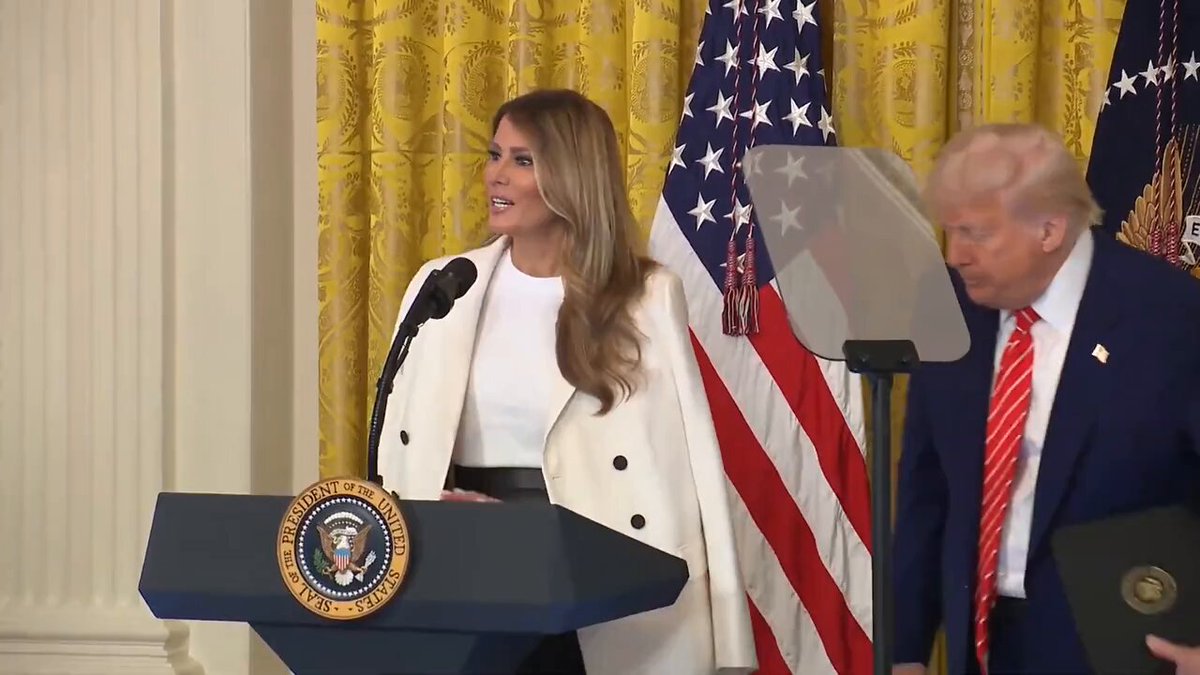 Melania Trump Unveils Barbara Bush Stamp in East Room, Honors Military Mothers Ahead of Mother's ...