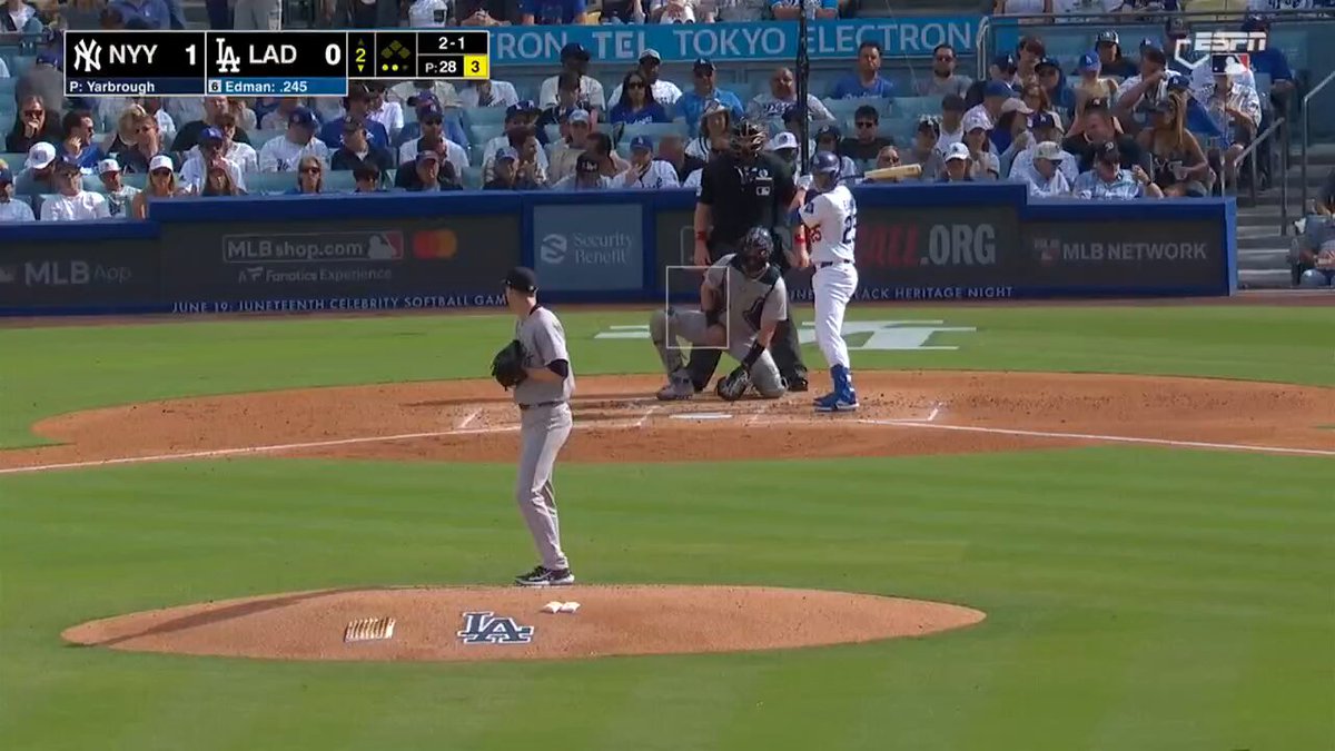 Tommy Edman, NLCS MVP, Hits Ninth Homer Off Yarbrough to Tie Dodgers-Yankees 1-1 | DeepNewz MLB