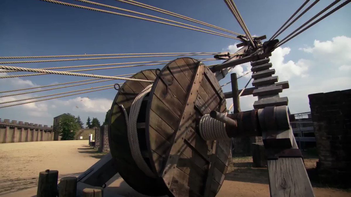 Invented by the Romans, the Polyspastos crane shifted 60 times more ...