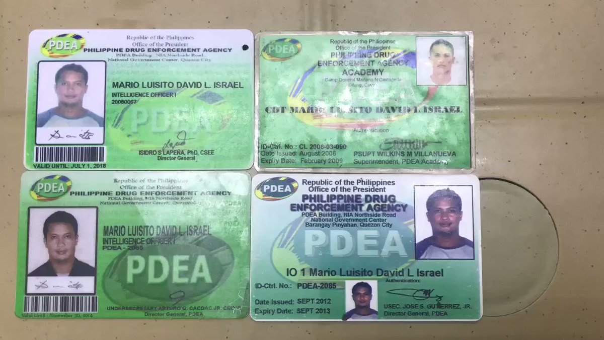 Aktibong ahente ng PDEA na kinilalang si Mario Luisito David Israel ... Aktibong ahente ng PDEA na kinilalang si Mario Luisito David Israel ...